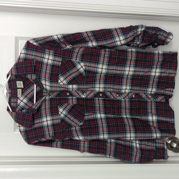 L.L. Bean | Tops | Ll Bean Button Down Plaid Flannel Size S 0 Cotton | Poshmark